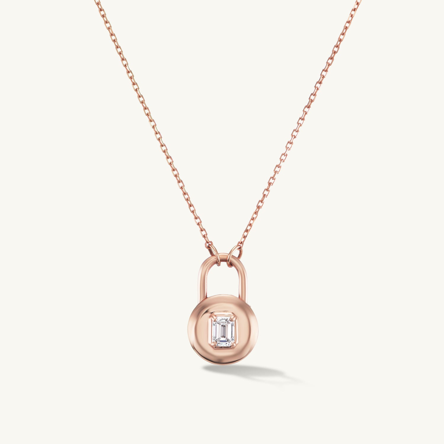 Emerald Cut Love Lock